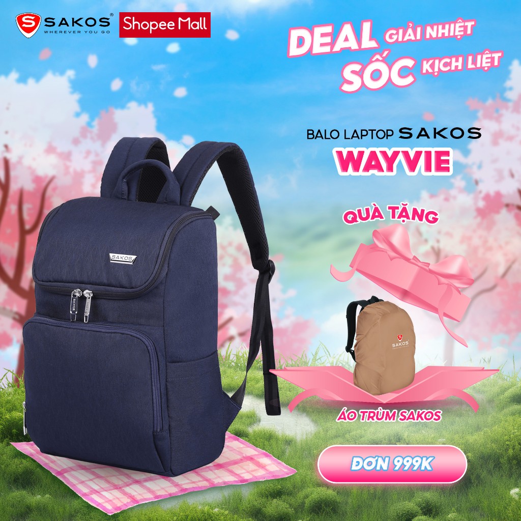Balo Laptop Du Lịch Thời Trang Cao Cấp SAKOS WAYVIE 14 Inch (14") | Shopee Việt Nam