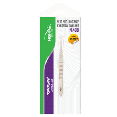 Nhíp nhổ lông mày Kềm Nghĩa N.408, Nhíp nghĩa N408 | Shopee Việt Nam