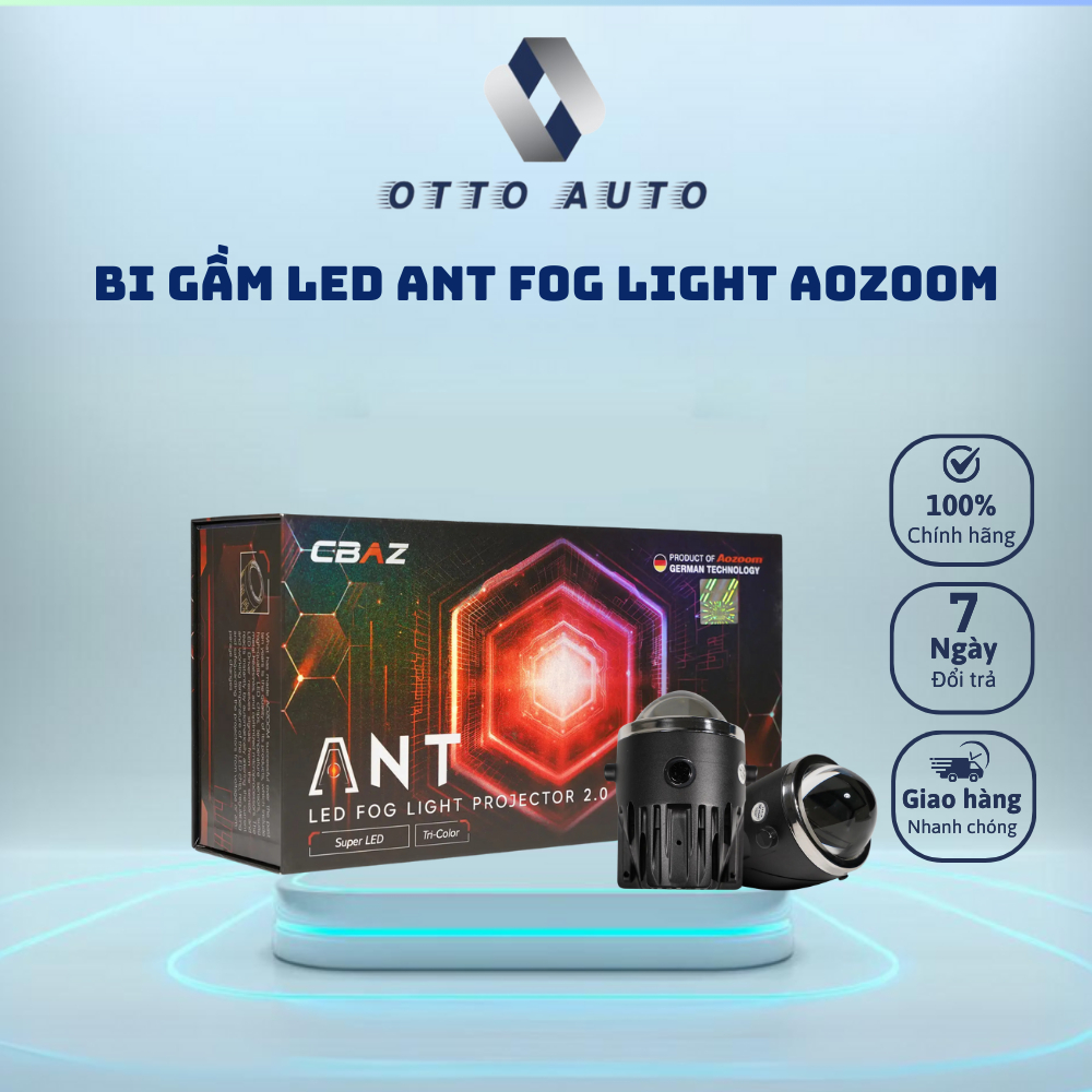 [CHÍNH HÃNG BH 3 Năm] Bi Led Gầm Tăng Sáng AOZOOM ANT Fog Light 2.0 ...