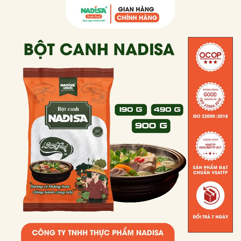 Bột canh, muối chấm, bột canh NADISA | Shopee Việt Nam