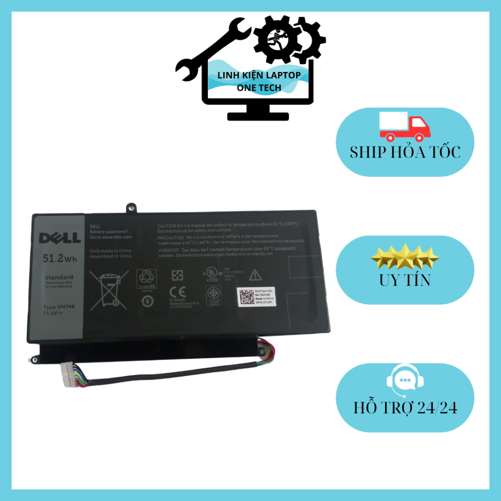 PIN LAPTOP DELL VOSTRO 5460 ZIN MÁY TÍNH LAPTOP DELL VOSTRO 5470 5480 ...