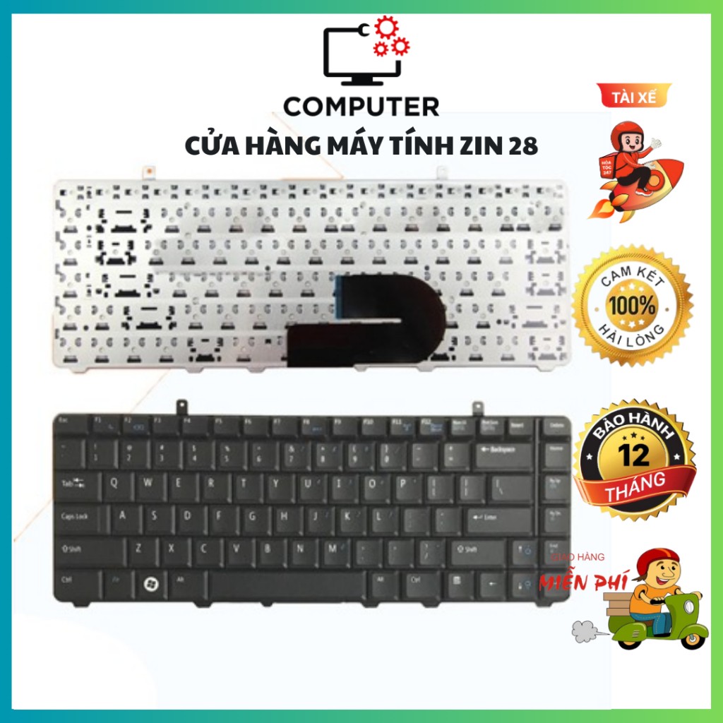 Linh Kiện Laptop - Bàn Phím Laptop Dell Vostro A840 A860 1088 1014 1015 ...