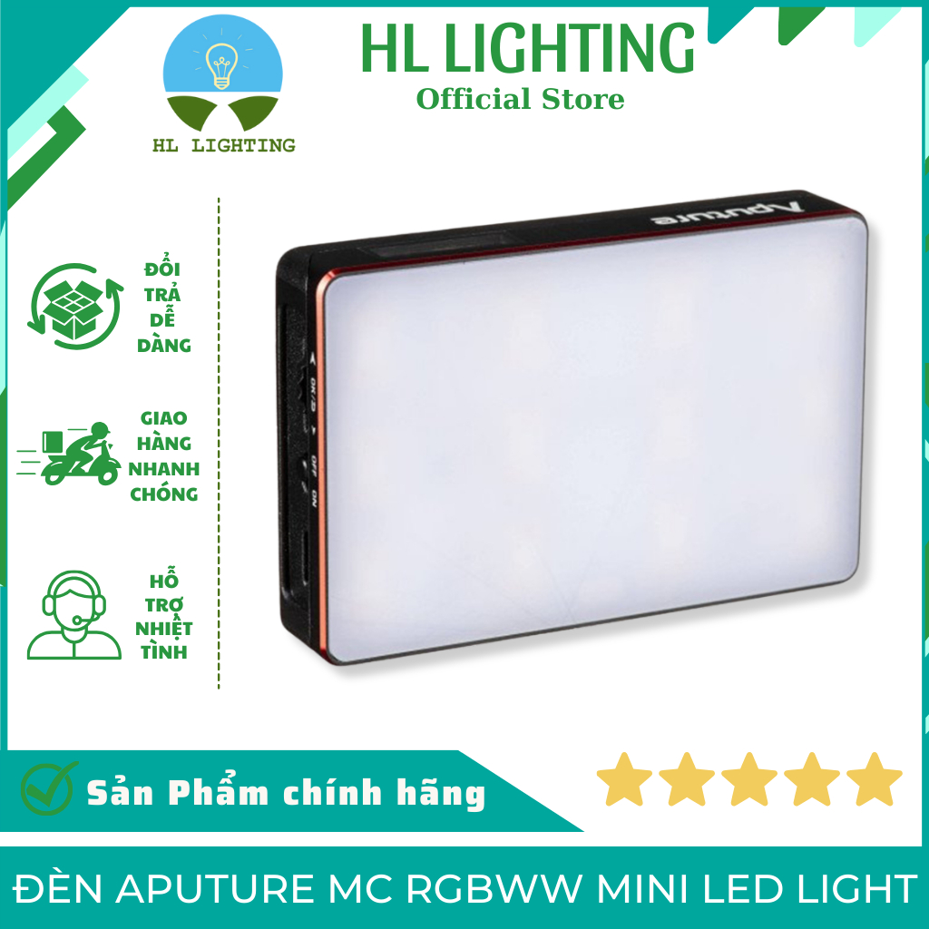 Đèn LED Mini Aputure MC RGBWW - Dòng M - Nhiệt Độ Màu Đa Dạng, Pin Bền ...