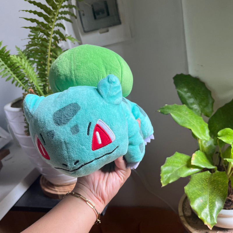 Gấu bông pokemon ếch xanh bulbasaur (hình thật) | Shopee Việt Nam