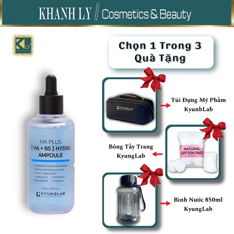 Kyung Lab Tinh chất dưỡng ẩm HA Plus (HA+B5) Hydra Ampoule 100ml | Shopee Việt Nam