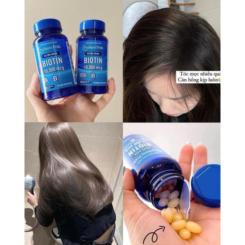 Viên Uống Biotin Puritan 50 Viên | Shopee Việt Nam