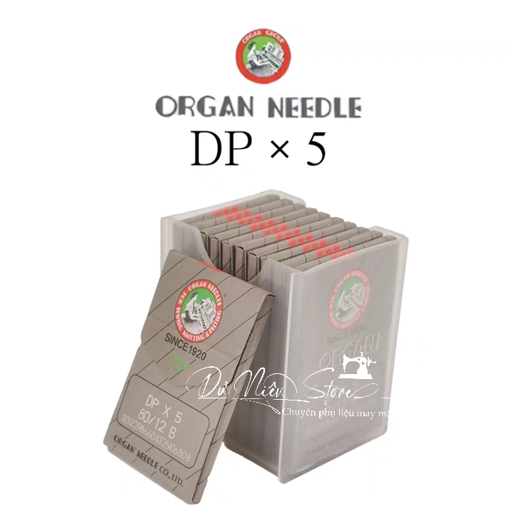 Kim máy công nghiệp DPx5 dùng cho máy 2 kim, lập trình, máy 1 kim đốc to Organ của Nhật gói 10 ...