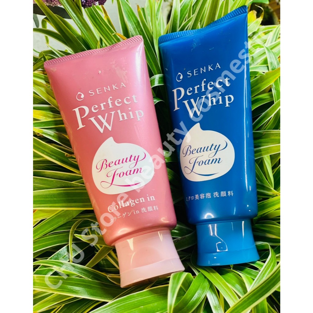 Sữa rửa mặt Senka Perfect Whip 120G và Senka Perfect Whip Collagen In 120g | Shopee Việt Nam