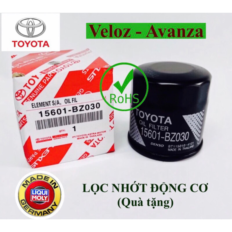 Lọc nhớt động cơ ô tô Totota Veloz,Avanza,Rush 2021-2023,Quà tặng (Mã ...