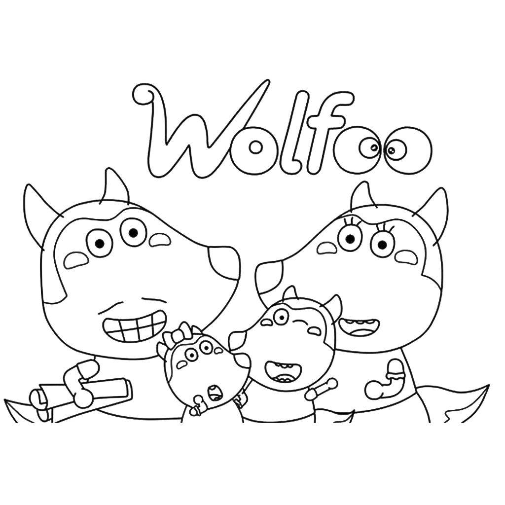 Bộ Tranh tô màu hoạt hình WOFOO cho bé tập sáng tạo | Shopee Việt Nam