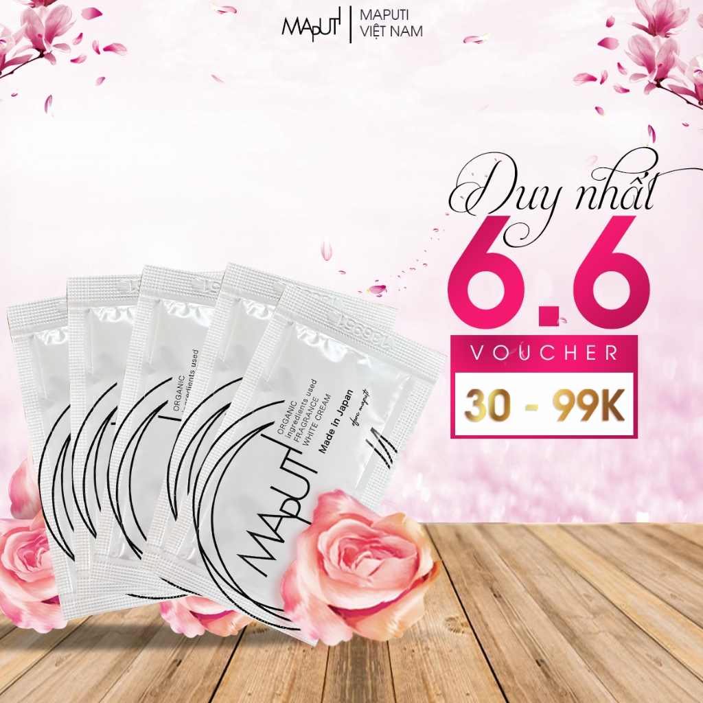 Combo 5 gói Kem Giảm Thâm Vùng Kín Maputi White Cream Niacinamide 2% ...