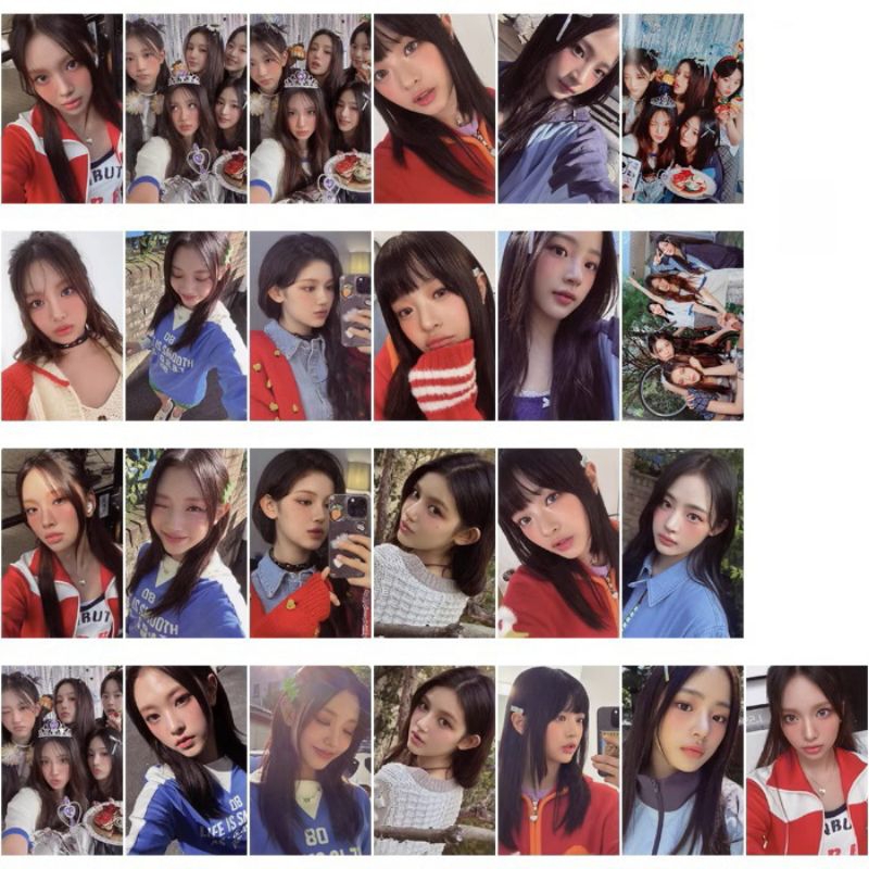 Set card ảnh NewJeans Minji, Hanni, Danielle, Haerin, Hyein - Get Up ...
