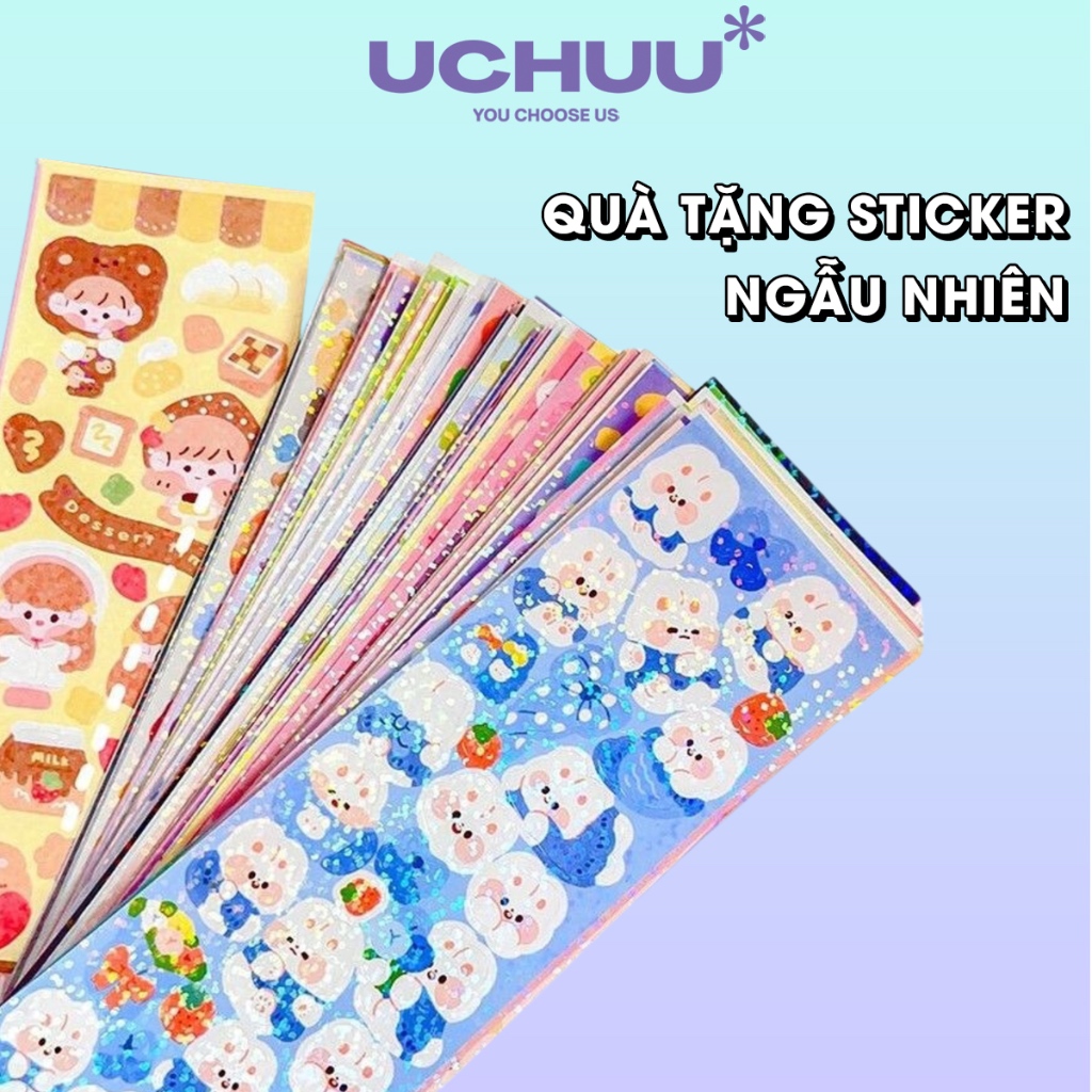 [Quà Tặng] Sticker Uchuu Ngẫu Nhiên Miếng Dán Trang Trí Mini DIY Cute ...