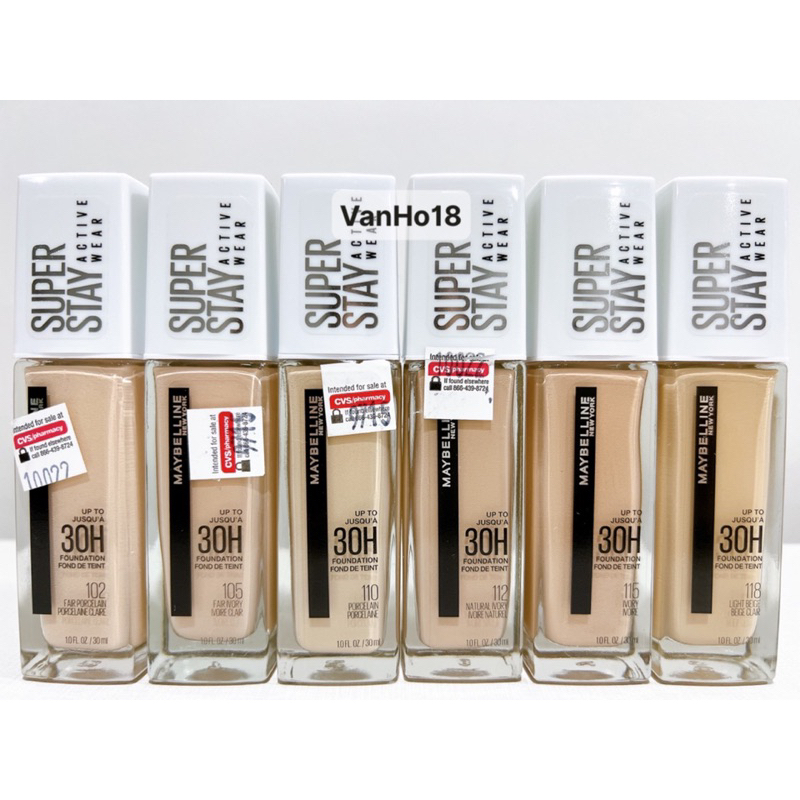 USA_Kem nền SUPER STAY Maybelline New York Up To 30H Foundation 30ml ...