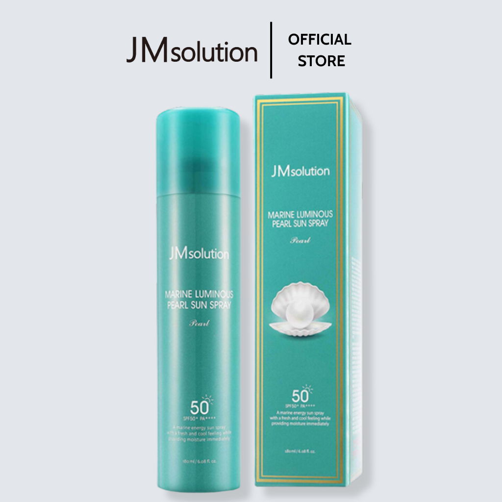 Xịt Chống Nắng Toàn Thân JM Solution Luminous Sun Spray Nâng Tone Da màu Xanh 180ml | Shopee ...