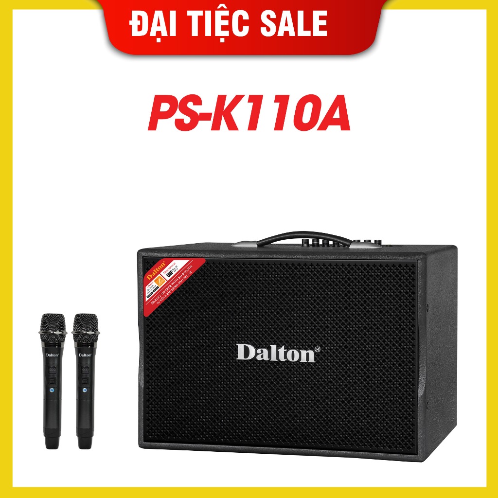 Loa Karaoke Dalton PS-K110A công suất 280W, Bass 810 inches, tặng kèm 2 ...