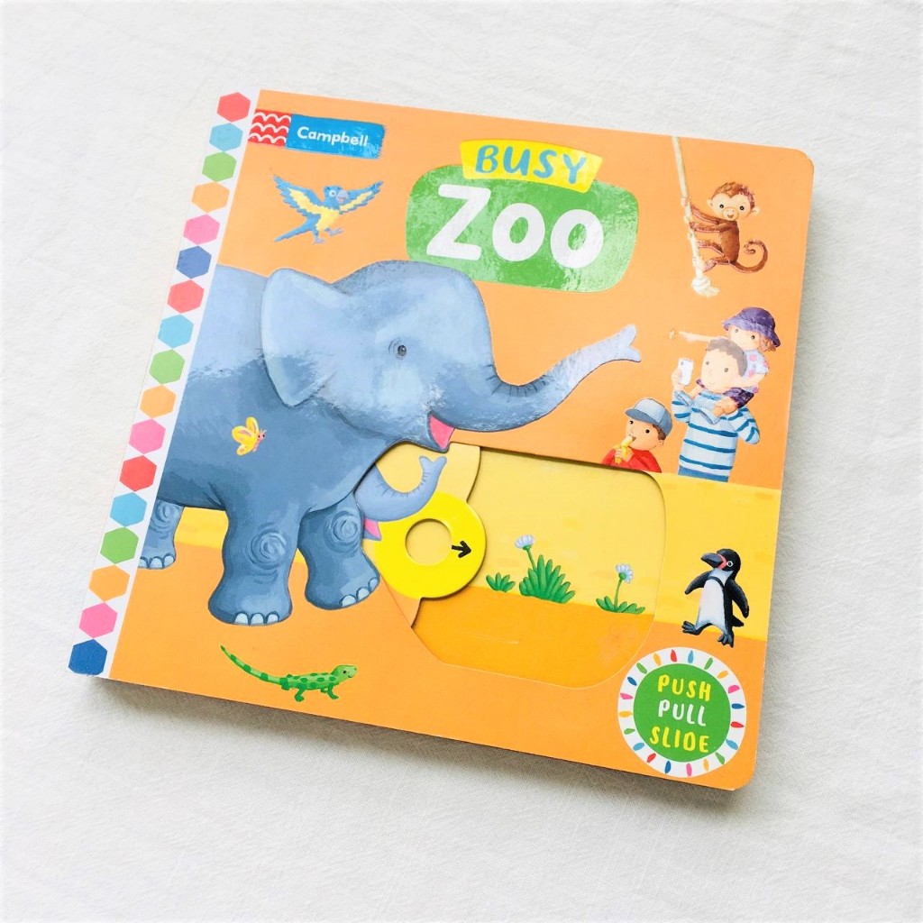 Sách - Campbell Busy Zoo - Push Pull Slide Cho Bé Từ 3 Tuổi ( Khu Vườn ...