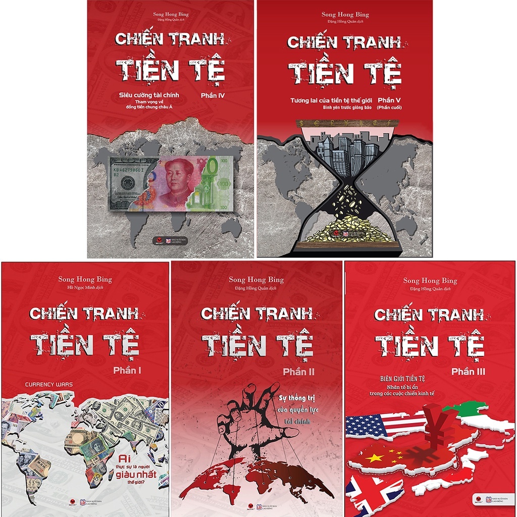 Sách - Chiến Tranh Tiền Tệ: Tập 1 + 2 + 3 + 4 + 5 - Song Hong Bing - Lẻ ...