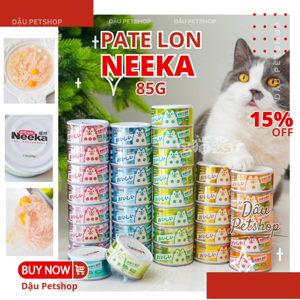 Pate NEEKA Súp Thịt Hộp Dành Cho Mèo - Chó Siêu Ngon 85g | Shopee Việt Nam
