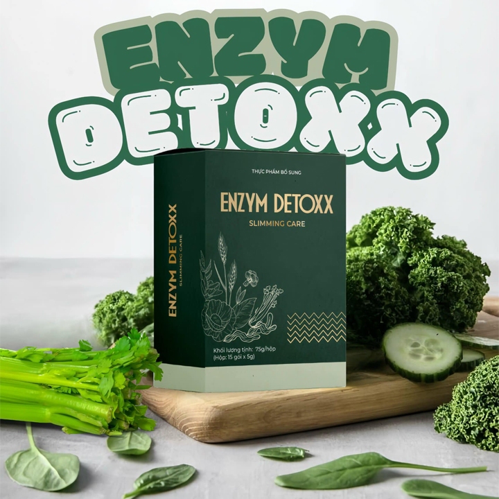 Giảm Cân Enzym Detoxx Slimming Care hộp 15 gói giảm mỡ bụng An toàn ...