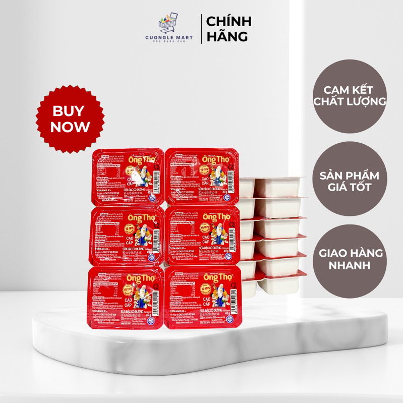 Sữa Đặc Có Đường Ông Thọ Cao Cấp Vinamilk Hộp 40G (1 Vỉ 6 Hộp) | Shopee Việt Nam
