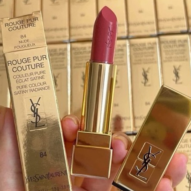 [Fullbox] Son YSL Rouge Pour Couture Màu 84 fullsize date 2025 (thỏi) | Shopee Việt Nam