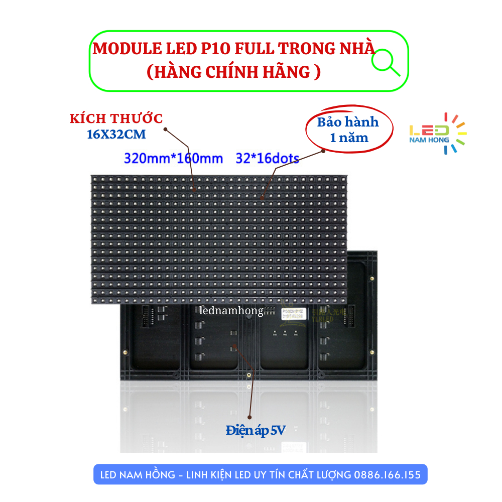 Module led P10 full màu trong nhà (dùng cho biển quảng cáo led ...
