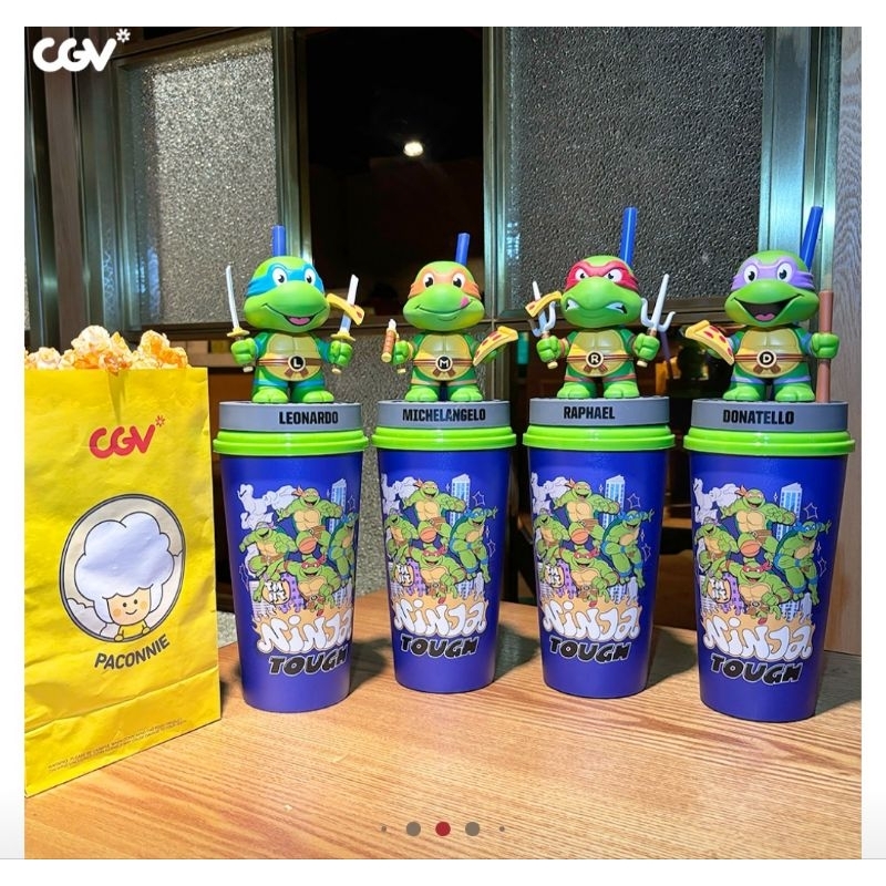 Ly nhựa nhân vật Ninja Rùa Cgv Chính Hãng | Shopee Việt Nam