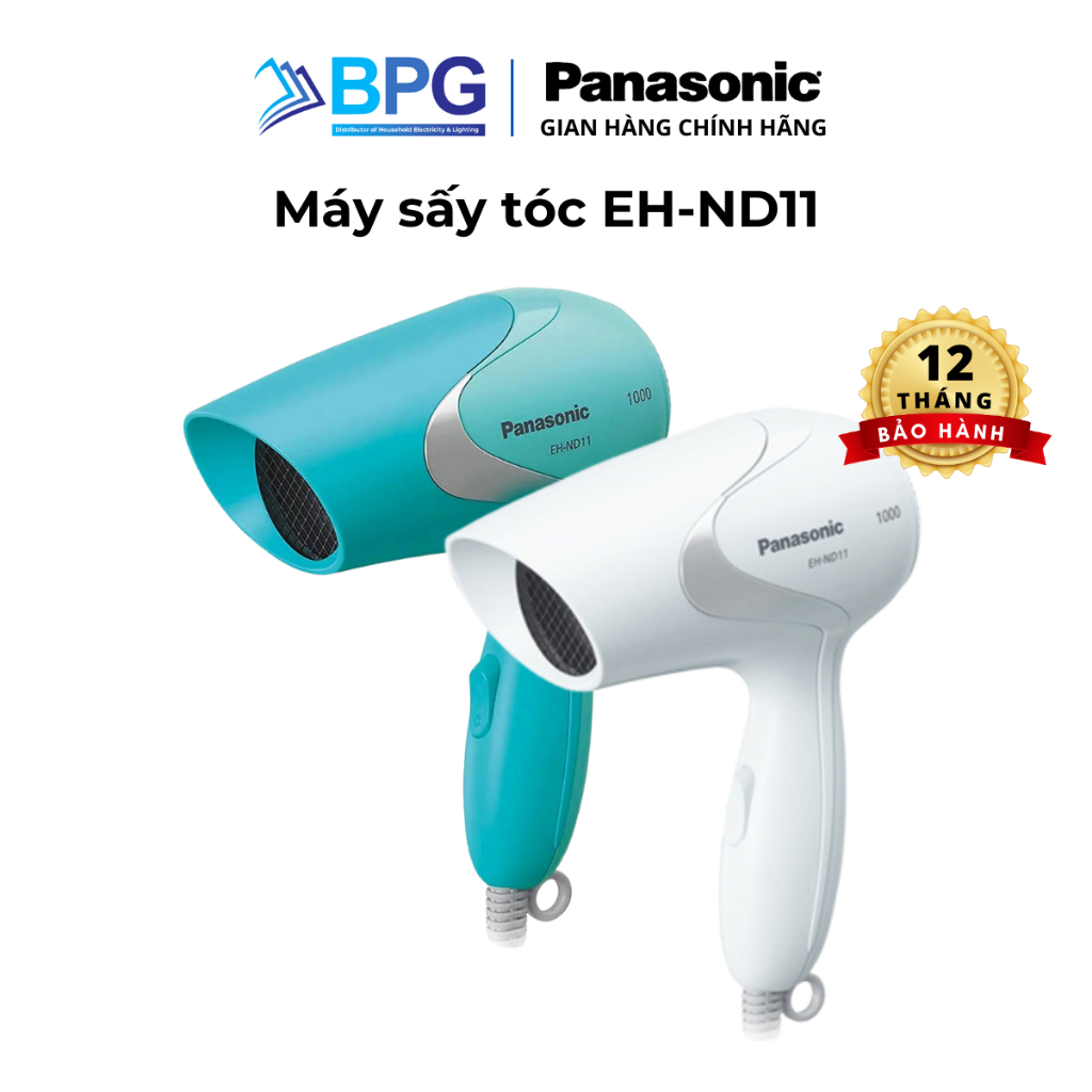 Máy sấy tóc Panasonic EH-ND11-A645 EH-ND11-W645, Công suất 1000W, nhỏ ...