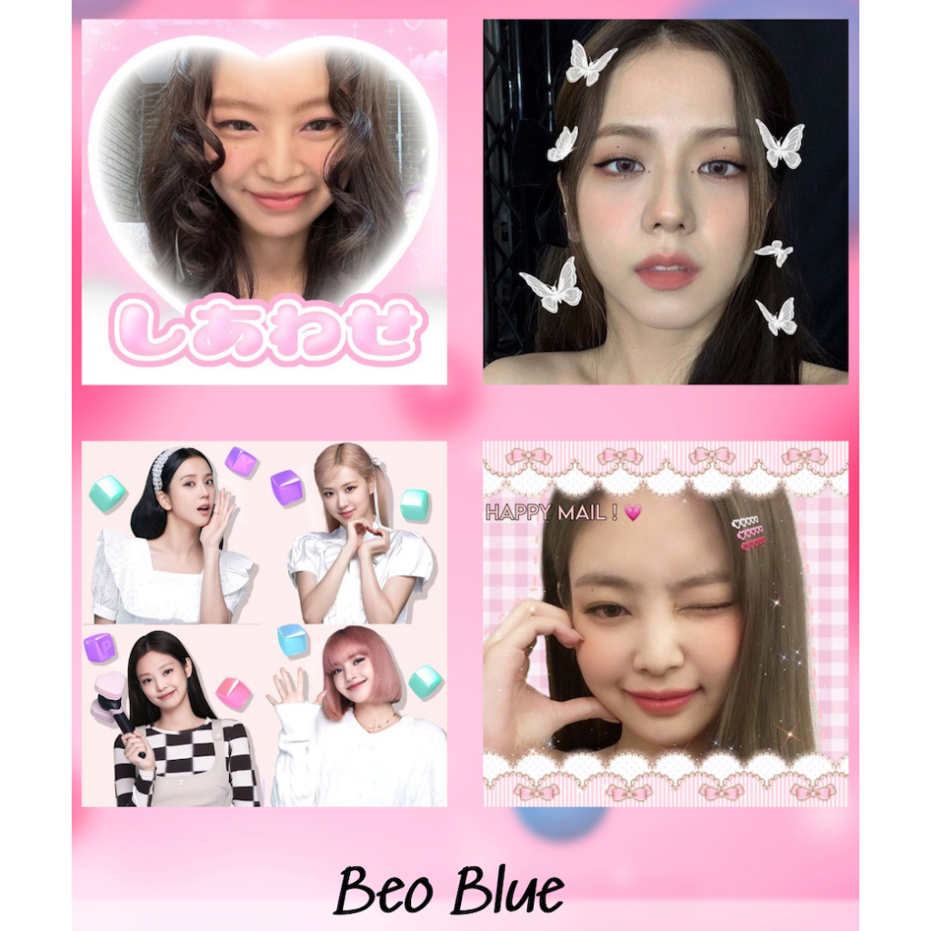 Box Mix 100 Sticker Niêm Phong Blackpink nhiều mẫu - Beo Blue | Shopee ...