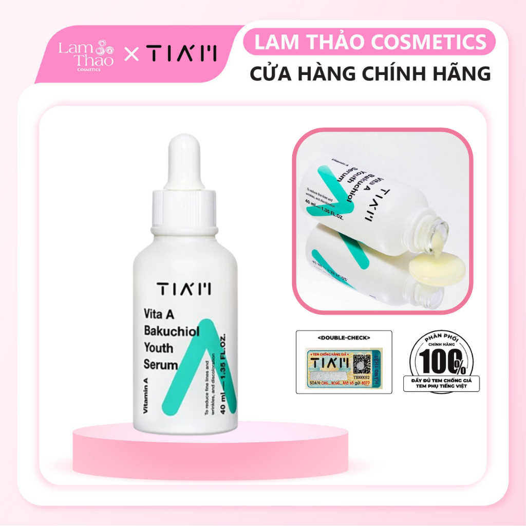 Tinh Chất Dưỡng Da Và Chống Lão Hóa Tiam Vita BakuChiol Youth Serum ...