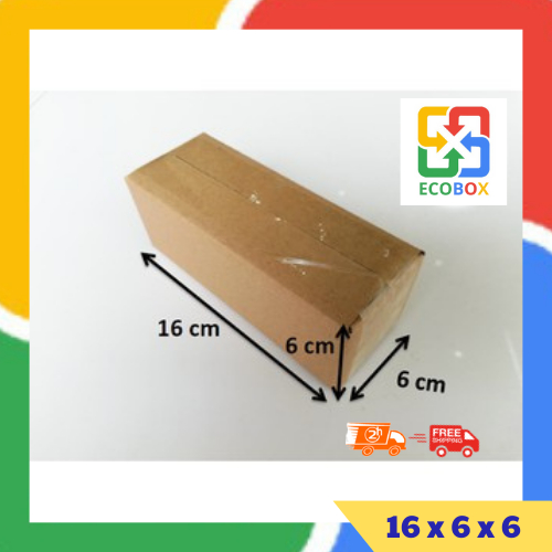 ECOBOX - 16x6x6 COMBO 100 hộp carton | Shopee Việt Nam