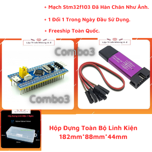 [Lập Trình Nhúng A-Z] Bộ Stm32 Stm32f1 Stm32f103 Với Mạch Nạp St Link ...