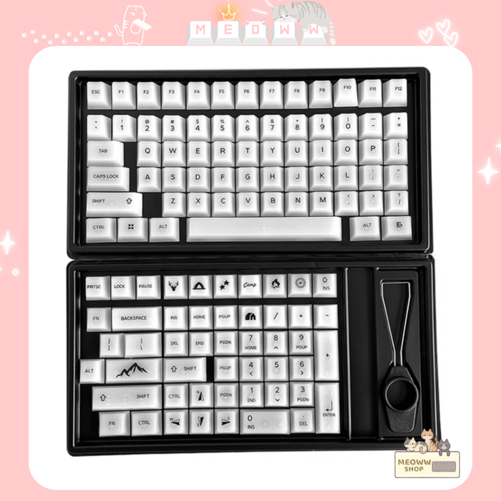 Keycap Xuyên led | Keycap Milky toả led siêu đẹp | Profile cherry ...
