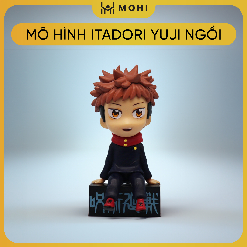 Mô Hình Itadori Yuji dáng ngồi - Cao 11cm - nặng 100gram - Box màu ...
