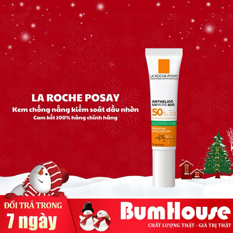 [Mini - Hàng Cty]Sữa chống nắng La Roche-Posay kiềm dầu 12H Anthelios ...