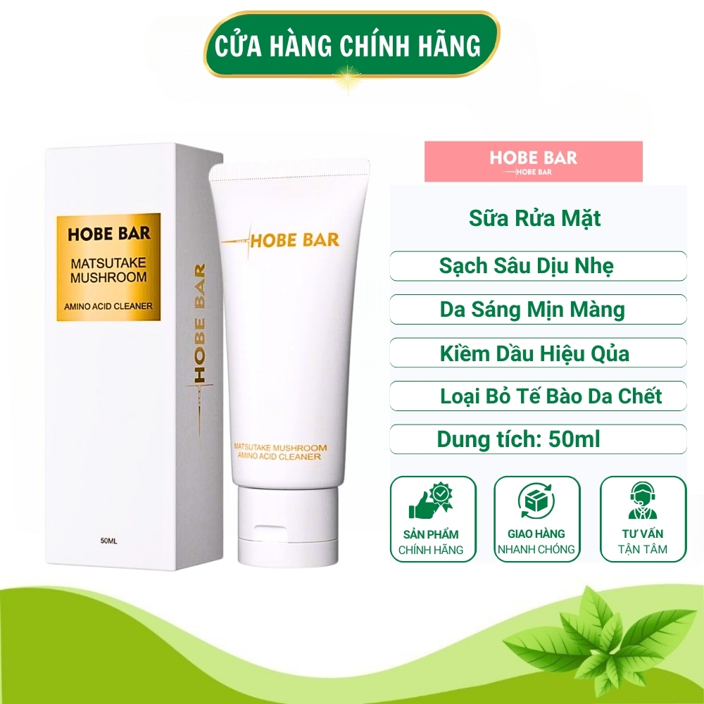 Sữa Rửa Mặt Hobe Bar 50ml Chính Hãng Srm Mini Nam Nữ Kiềm Dầu Sạch Sâu ...