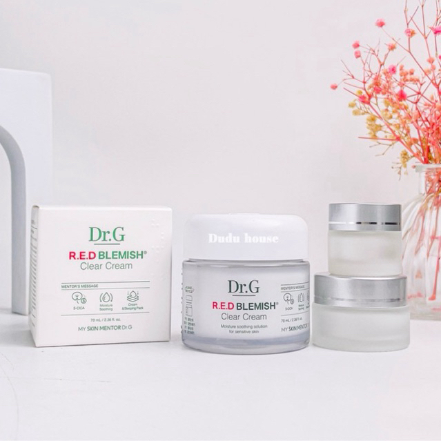 Kem dưỡng Dr.G Red Blemish Clear Cream Làm Dịu, Giảm Sưng Đỏ, Cấp Ẩm ...