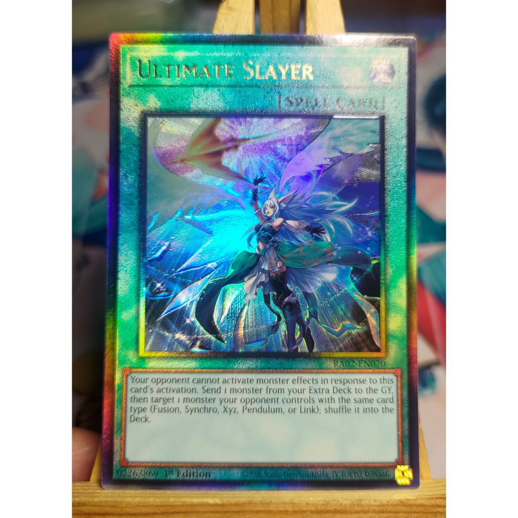 [KW2 Yugioh] [EN-UK] [Waifu] Thẻ bài Ultimate Slayer - RA02-EN070 - Ultimate Rare 1st Edition ...