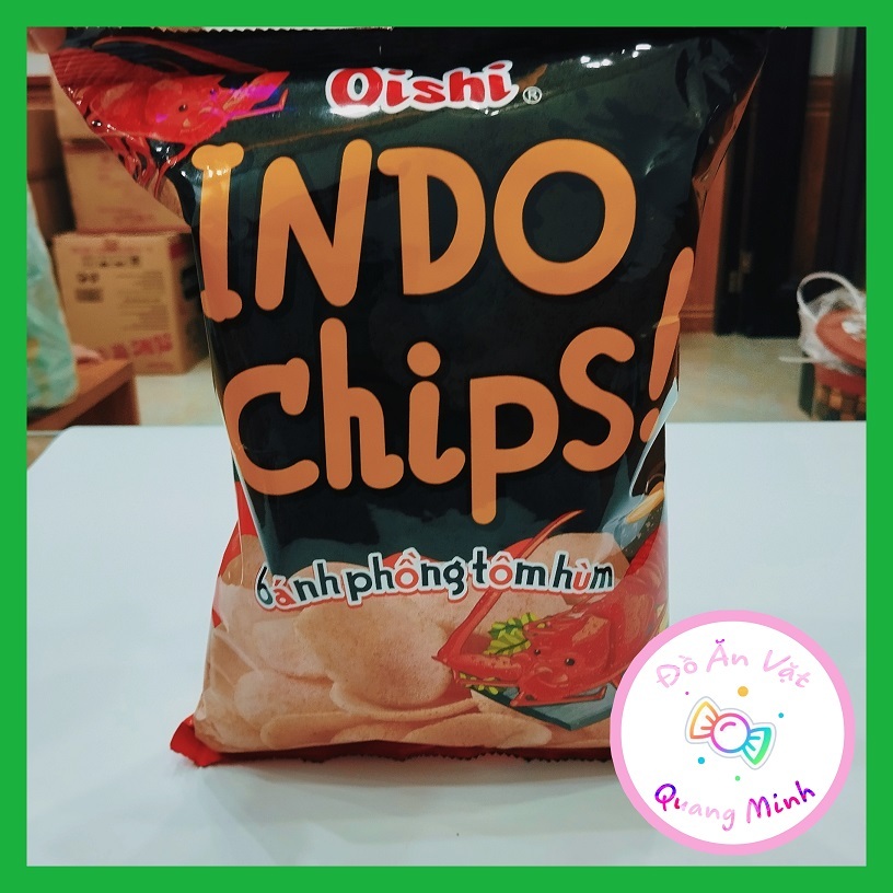 Bim bim Oishi Snack Indo Chips bánh phồng tôm Hùm gói siêu to khổng lồ ...