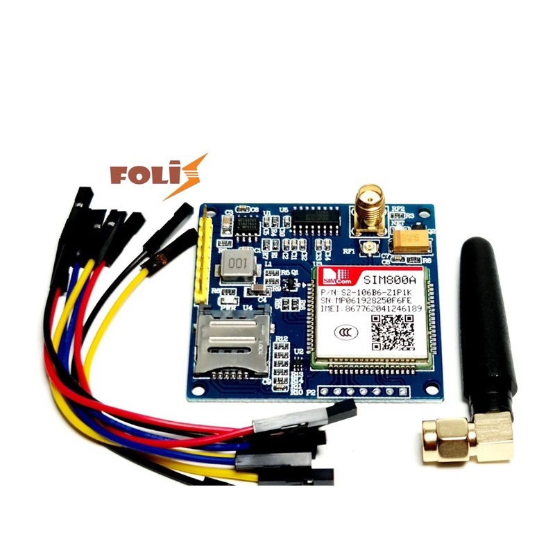 Mạch Module GSM GPRS SIM800A Tích Hợp Nguồn Xung Và Chuyển Mức Tín Hiệu | Shopee Việt Nam