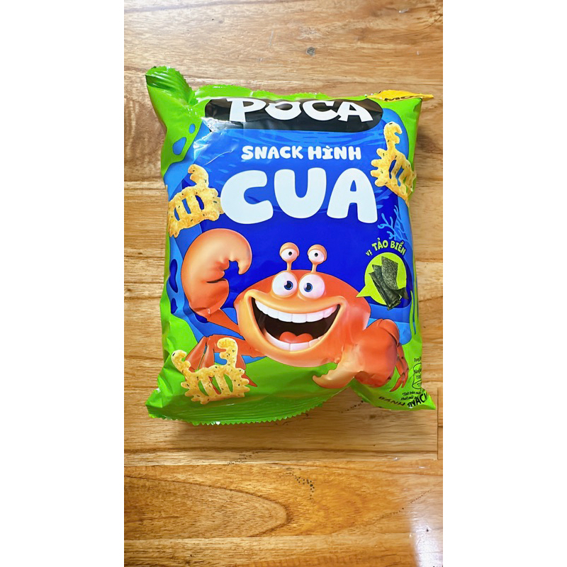 Bánh Poca snack hình cua vị tảo biển 30gram | Shopee Việt Nam