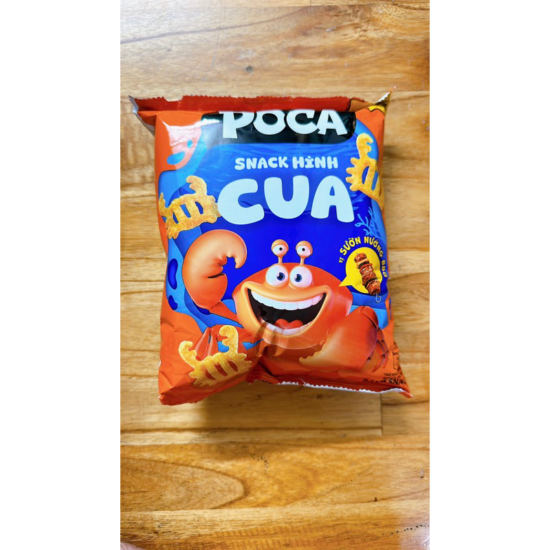 Bánh Poca snack hình cua vị BBQ 30gram | Shopee Việt Nam