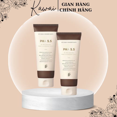 [Hàng công ty] Sữa Rửa Mặt Wonder Bath 5.5 PH Balancing PHA Cleansing Foam 130ml | Shopee Việt Nam