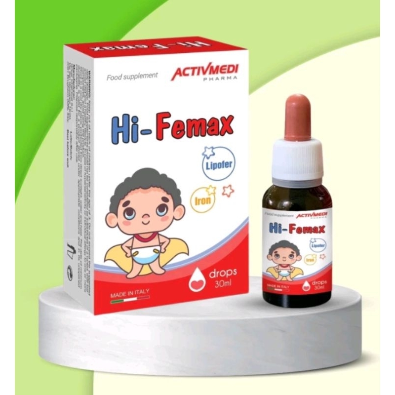 Hi FeMax siro sắt nhỏ giọt ,Bổ Sung Hỗ Trợ Tái Tạo Hồng Cầu Cho Trẻ ...