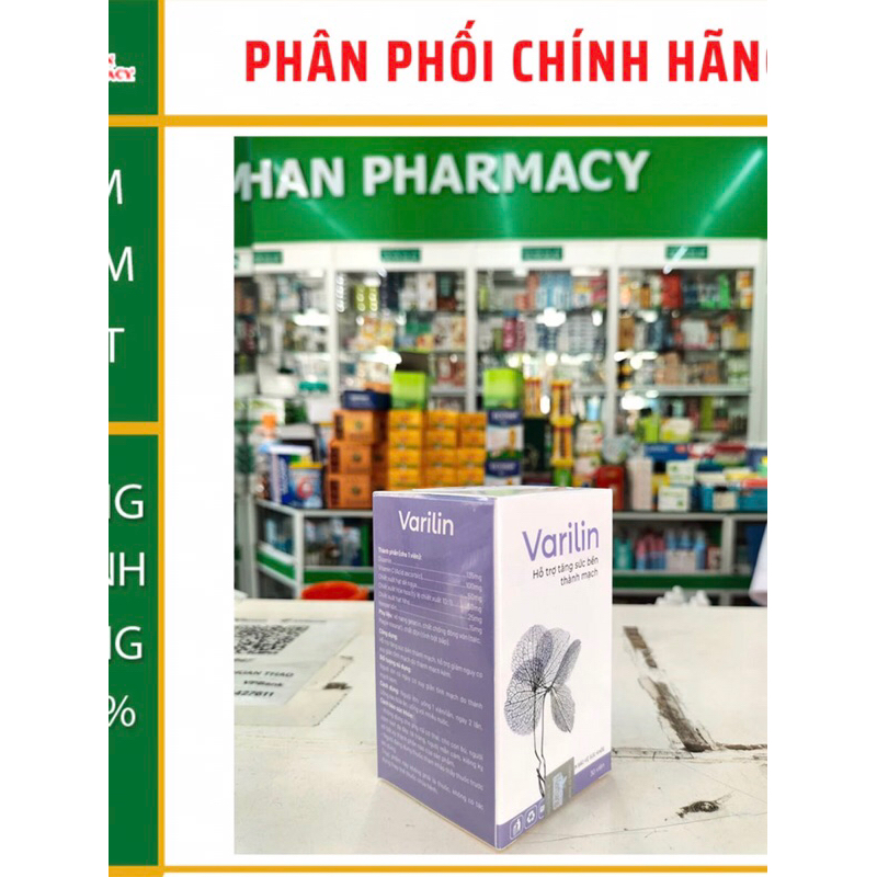 Viên uống Varilin Cải Thiện Tình Trạng Suy Giảm Tĩnh Mạch | Shopee Việt Nam