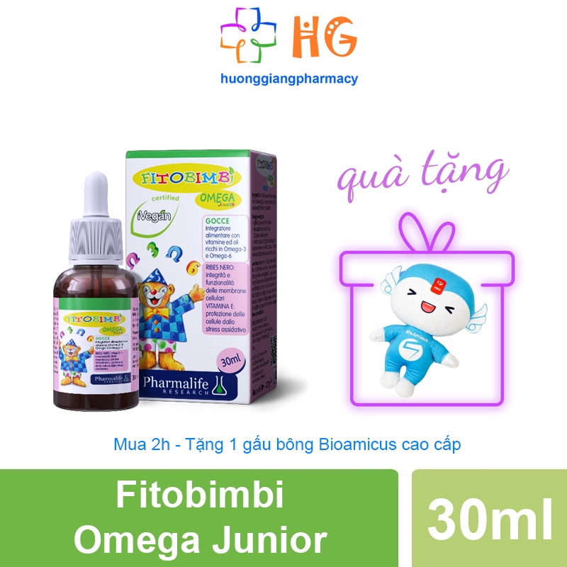 Fitobimbi omega junior Bổ não trẻ em Omega 3 Bổ mắt cho bé Phát triển ...
