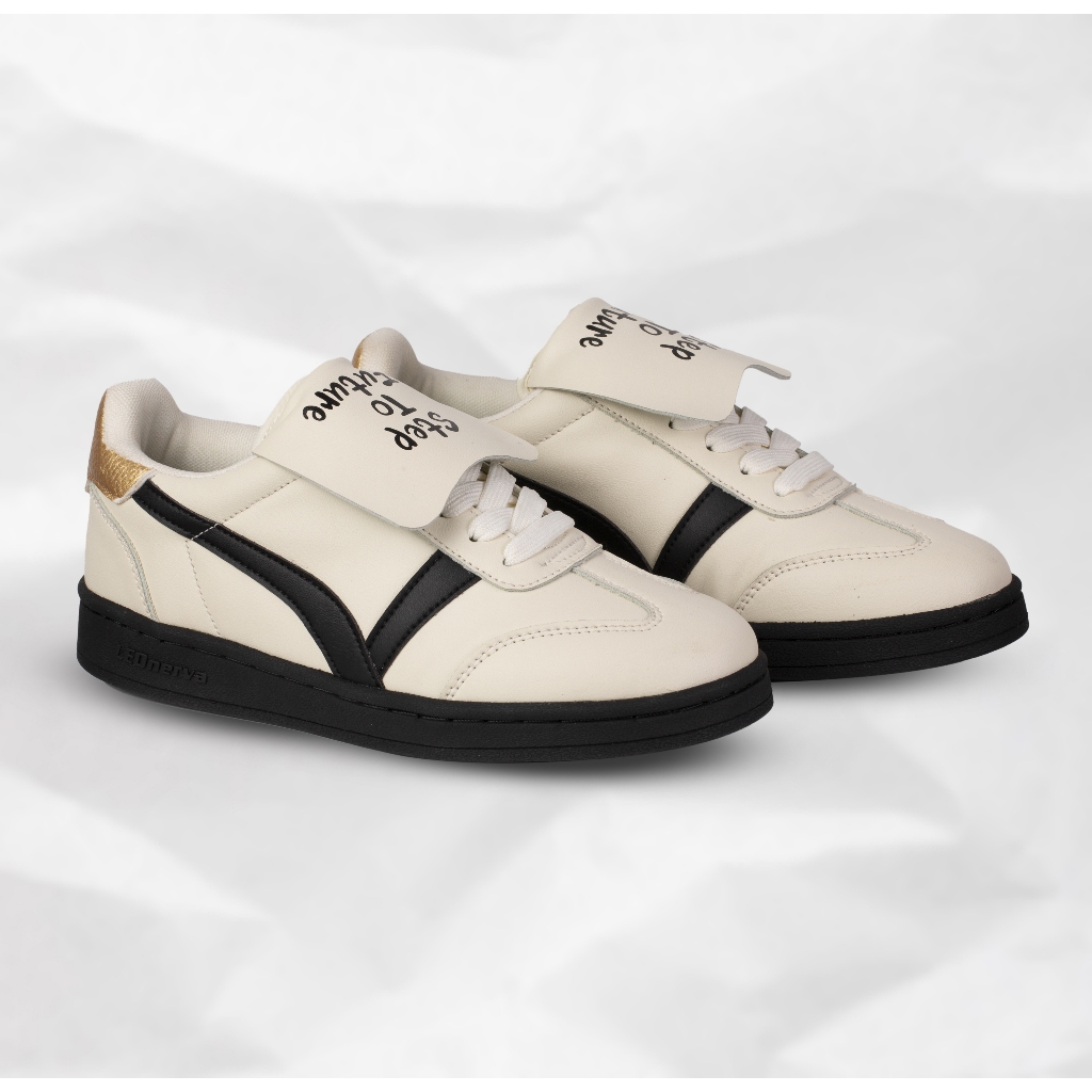 Giày Sneaker Unisex Leonerva 808 VS2 – Be Full Gót Vàng Bản-ĐI LÊN 1 ...