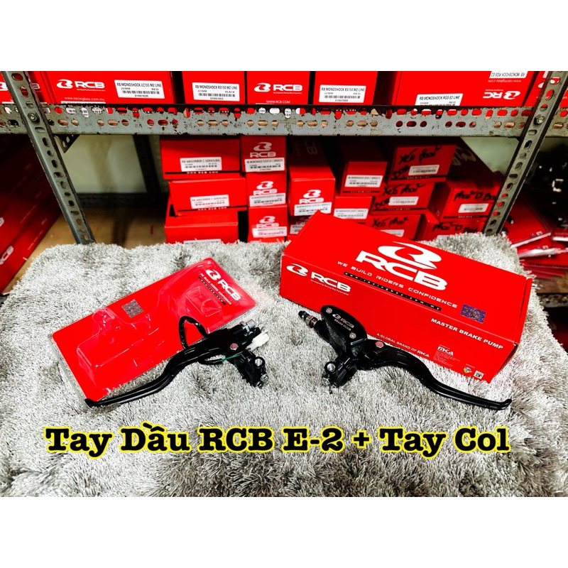 Tay Dầu RCB Chính Hãng + Tay Col Dây E2 Gắn Được Nhiều Loại Xe ( Màu ...