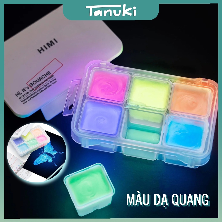 [TANUKI ART] Set HIMI gouache thạch 6 màu (2024 mới) | Shopee Việt Nam